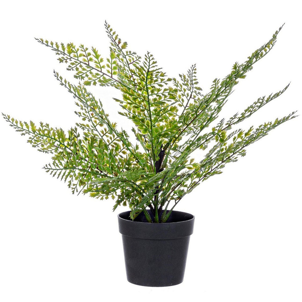 Pianta artificiale "Felce Cuoio" in PE e fil di ferro, 38h cm ...