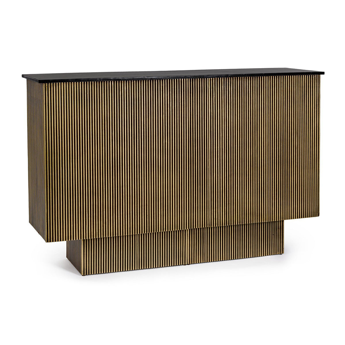 Mobile da bar "Virat" in legno di mango, struttura in mdf da 160 x 40 ...