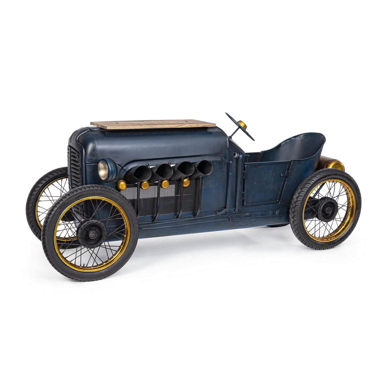 Mobile da bar "Auto" mobile moderno con piano in legno, struttura in a ...